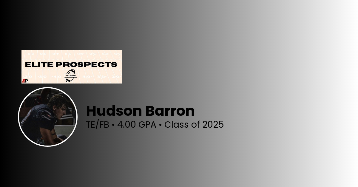 Hudson Barron | Online Recruiting Profile