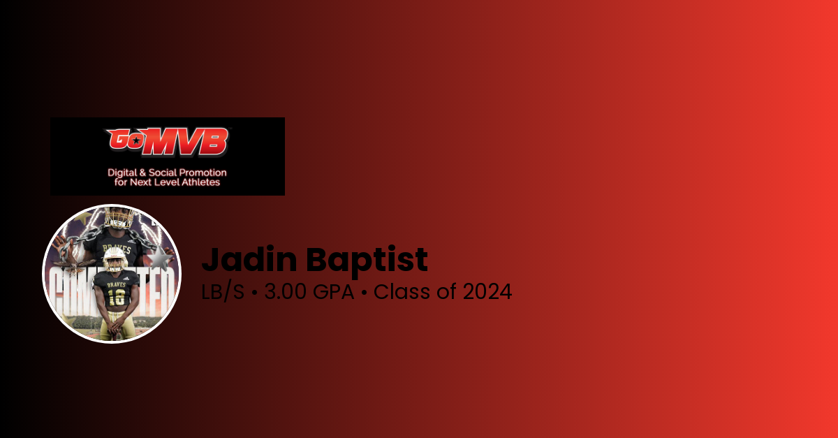 Jadin Baptist | Online Recruiting Profile