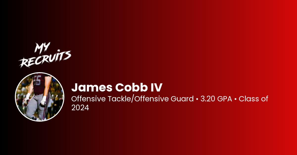 James Cobb IV | Online Recruiting Profile